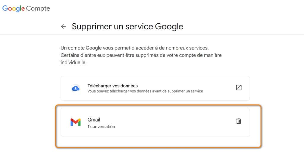 Comment supprimer définitivement son adresse Gmail